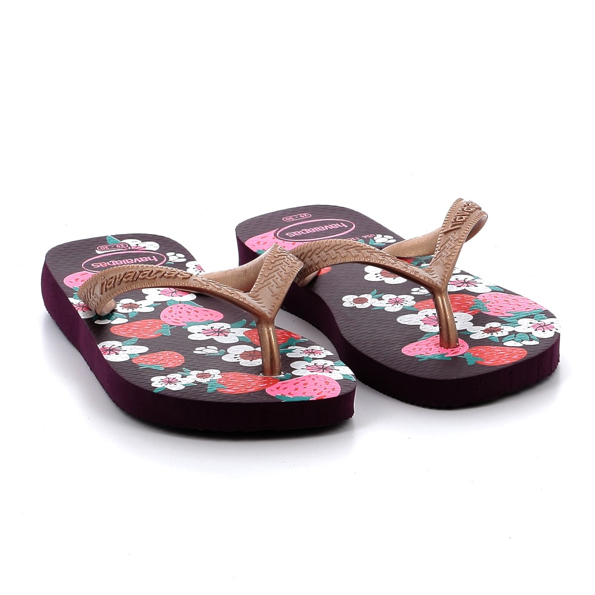Παιδική Σαγιονάρα για Κορίτσι Havaianas Hav. Kids Flores Χρώματος Χρυσό ...