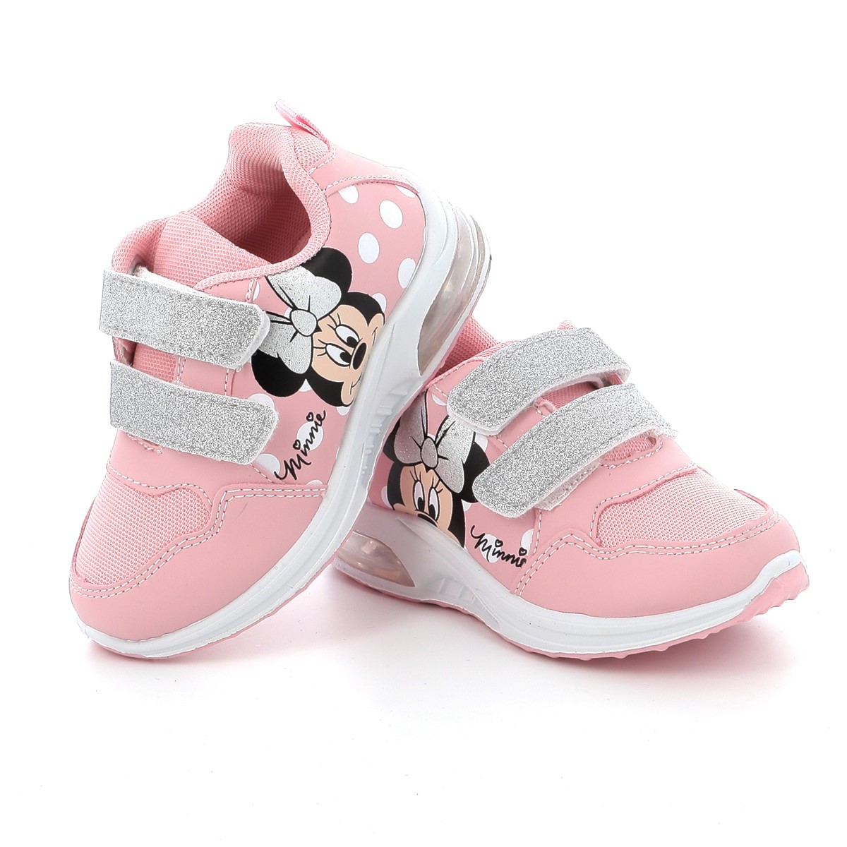 Παιδικό Αθλητικό Παπούτσι για Κορίτσι Disney Minnie με Φωτάκια Χρώματος ...