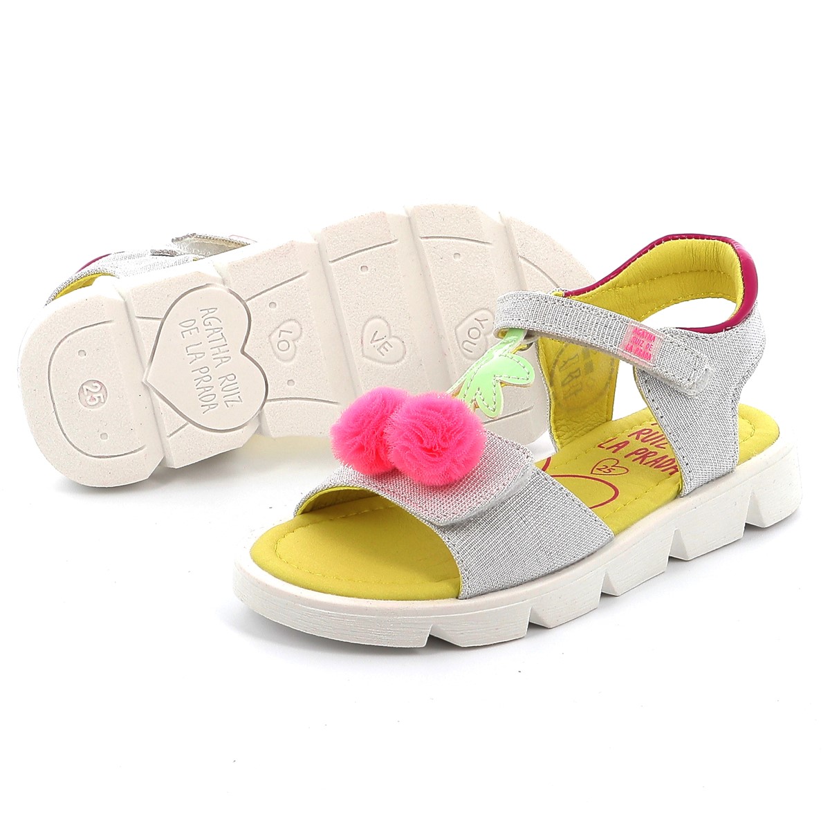 Παιδικό Πέδιλο για Κορίτσι Agatha Ruiz De La Prada Sandalia Cerezas ...
