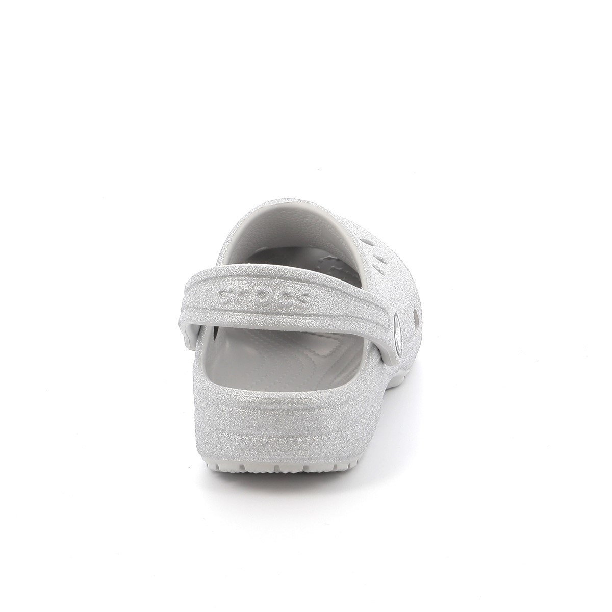 Παιδικό Σαμπό για Κορίτσι Crocs Classic Glitter Clog K Χρώματος Ασημί ...