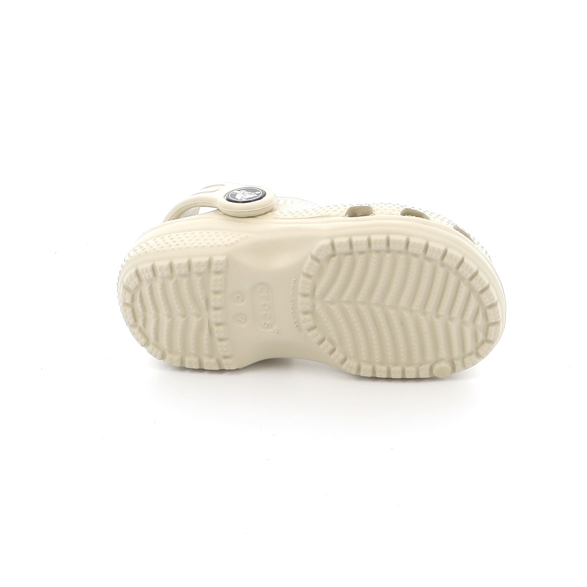 Παιδικό Σαμπό για Κορίτσι Crocs Classic Clog T Ανατομικό Χρώματος Μπεζ ...