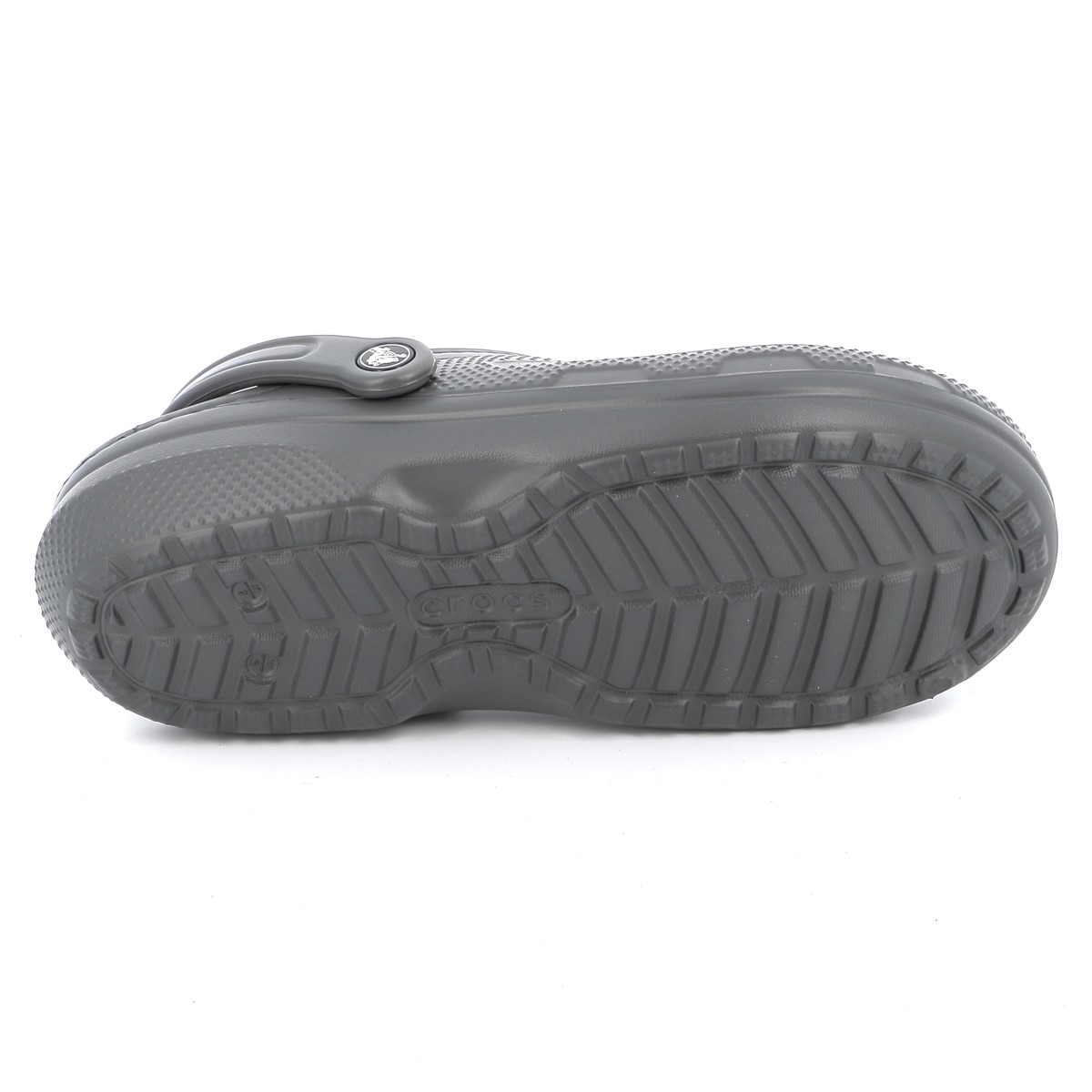 Σαμπό Crocs Classic Lined Clog Χρώματος Γκρι 203591-0EX | Serafinoshoes.gr